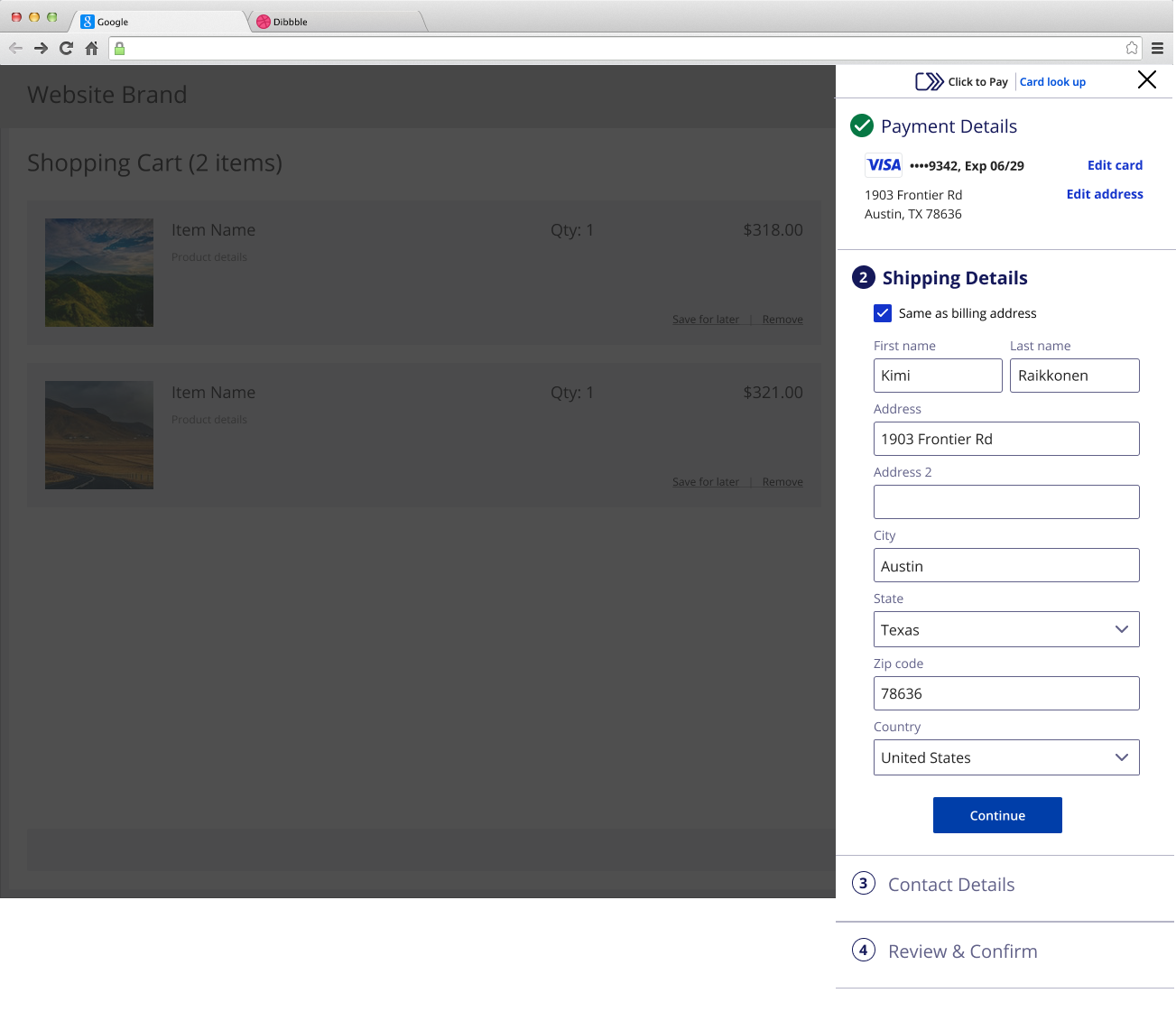 Manual Payment Entry Ui