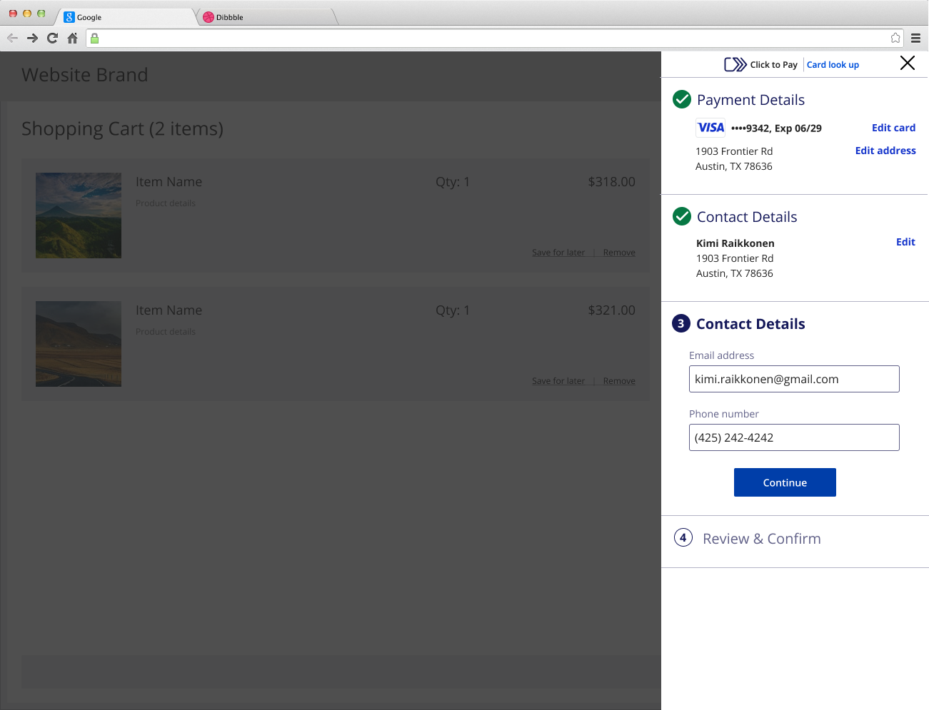 Manual Payment Entry Ui