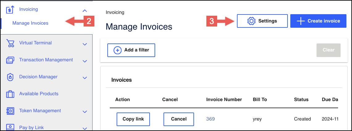 Enabling 3-D Secure for Invoices