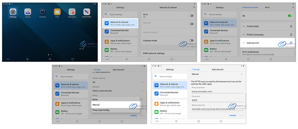 Enable a Proxy IP Connection to a Wi-Fi Network on the PAX Terminal