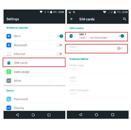 Configuring a PAX Terminal Cellular Connection Using a SIM Card
