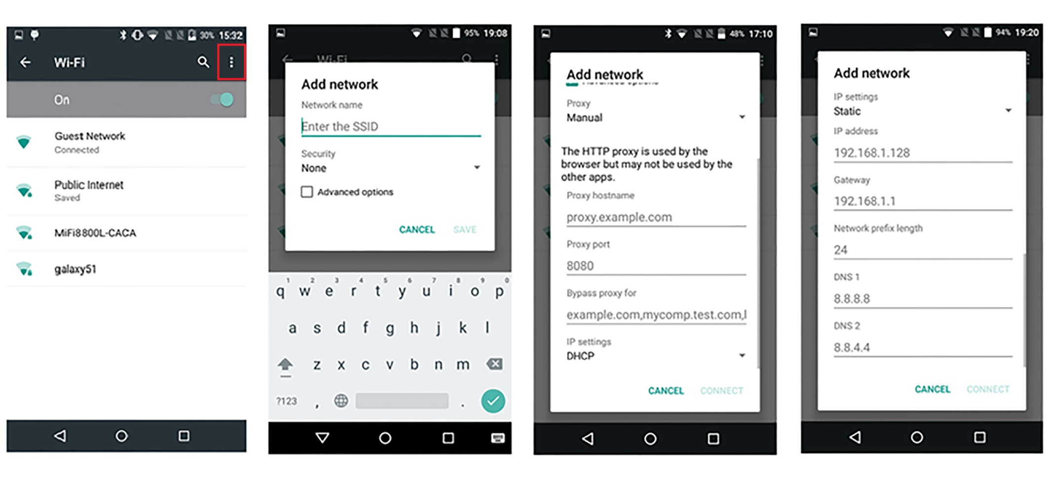 Configuring PAX Terminal Wi-Fi Connections